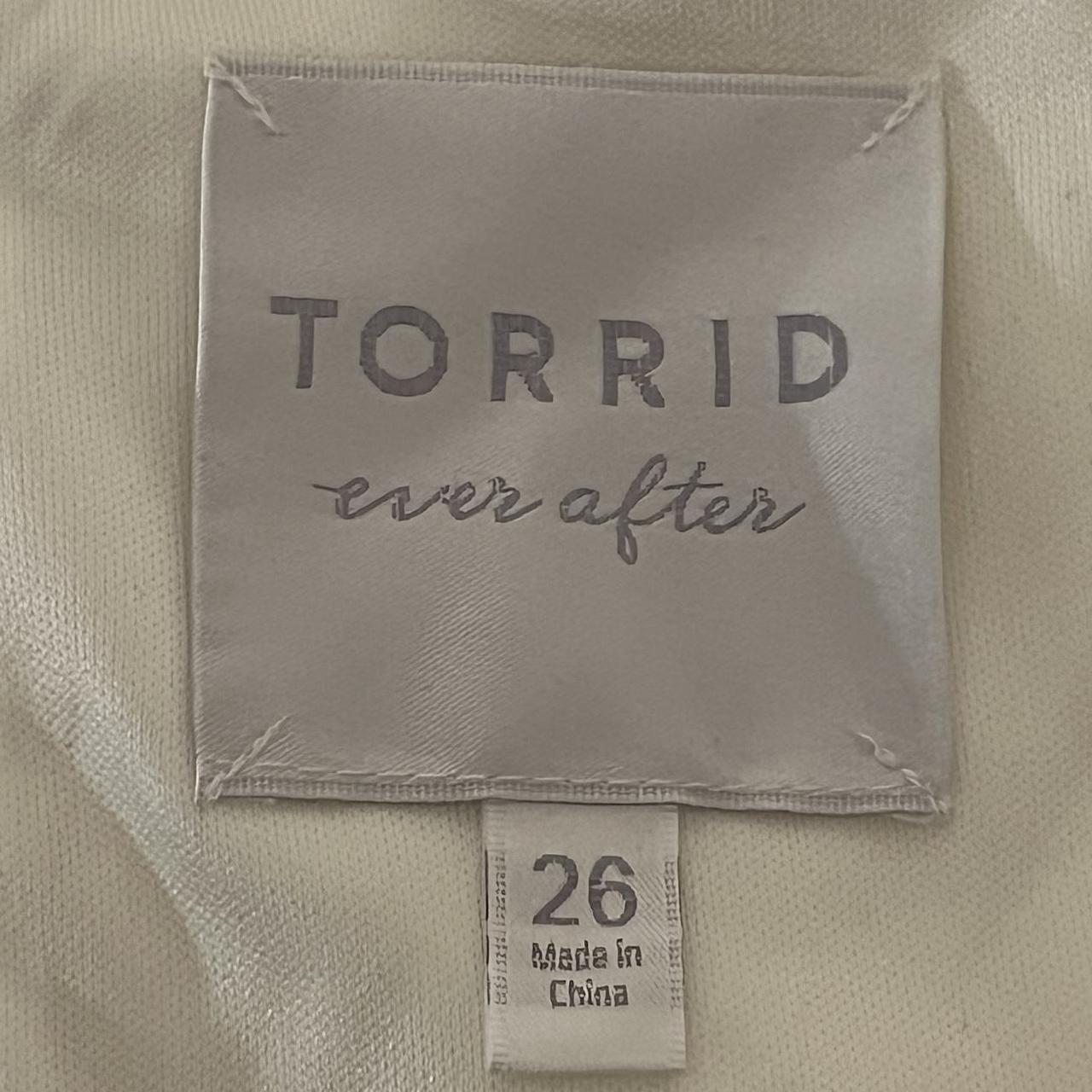 Torrid Ivory Lace Capelet Wedding Dress. Dress has... - Depop