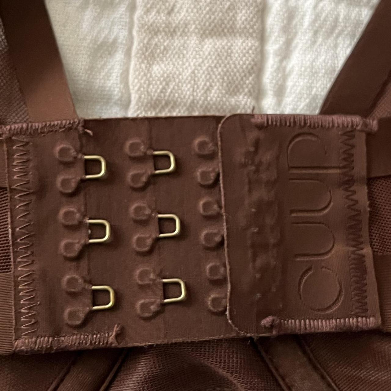 Cuup The Plunge Mesh Bra in Brown. Tried a few... - Depop