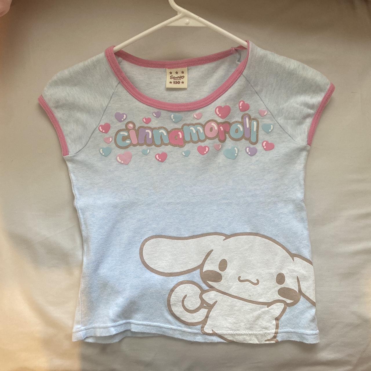 Sanrio cinnamon roll shirt, size 130 in kids - Depop