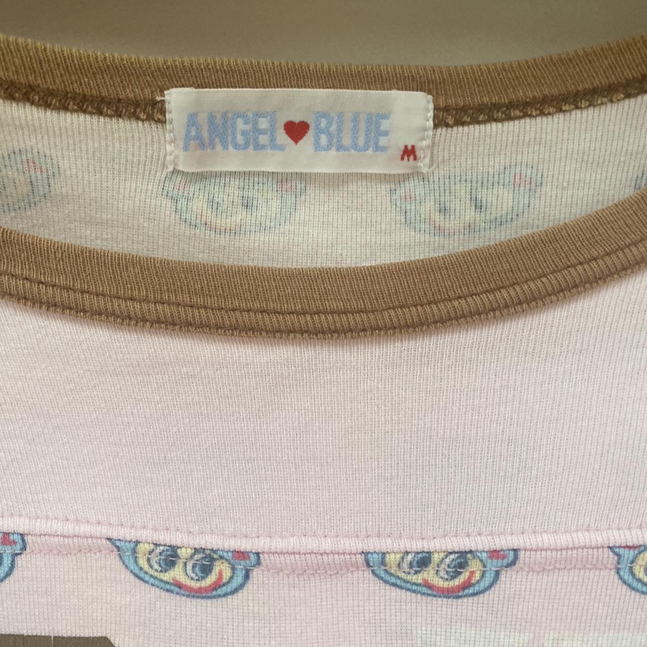 Angel blue short sleeved shirt, size medium Should... - Depop