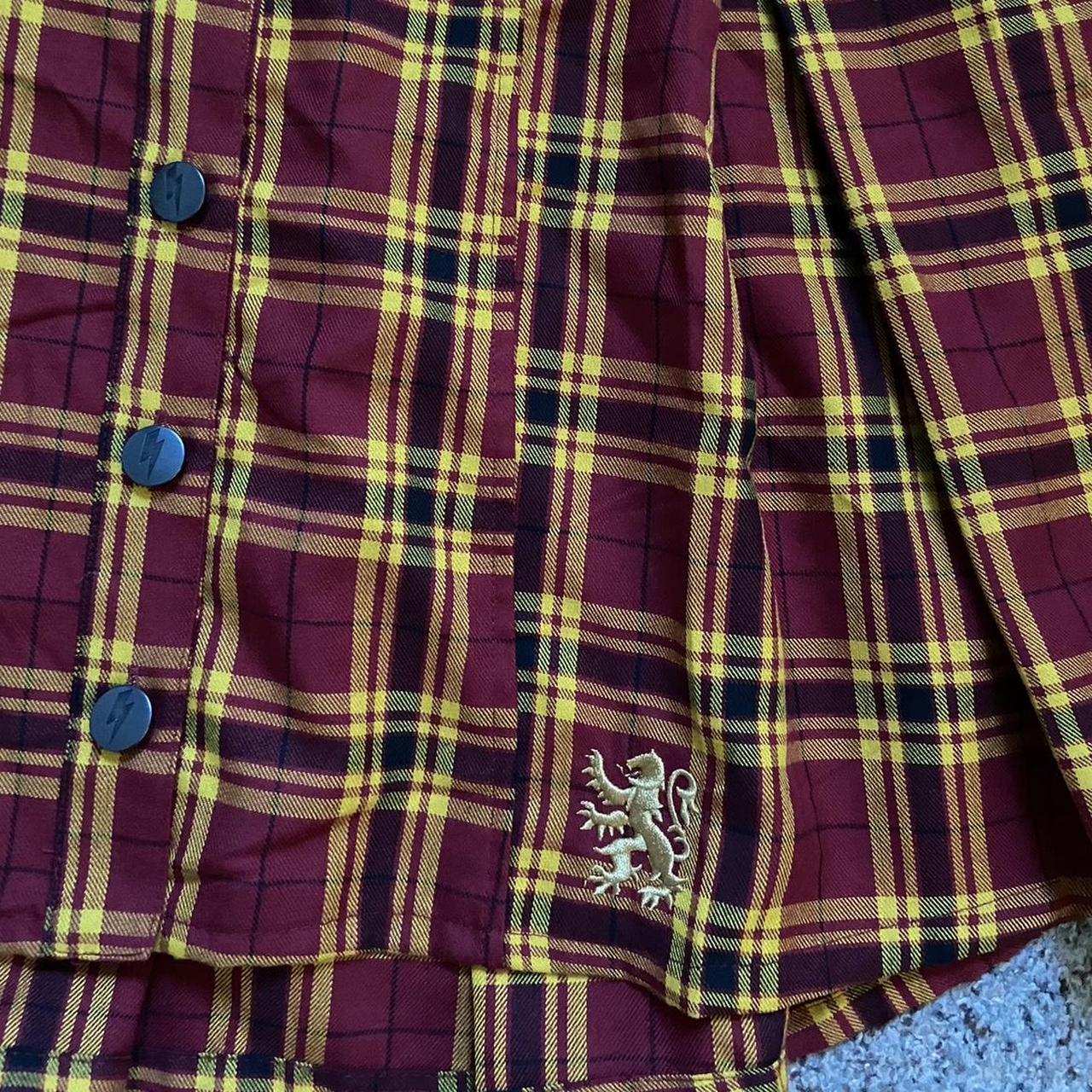 Gryffindor Harry Potter Plaid Skirt Large From Hot Depop