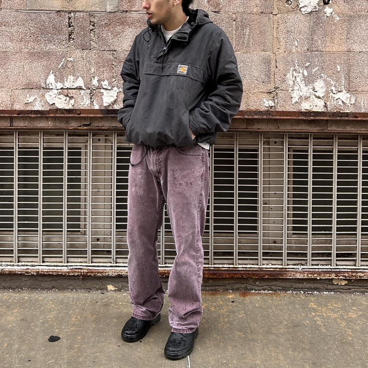 Grey CarHartt Jacket - Depop