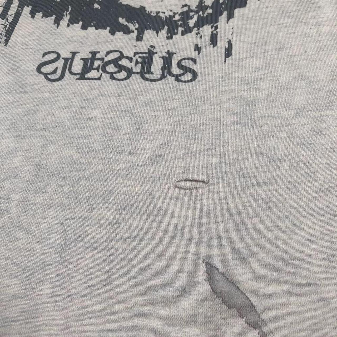 vintage style Jesus Christ thrashed raglan t-shirt... | Depop