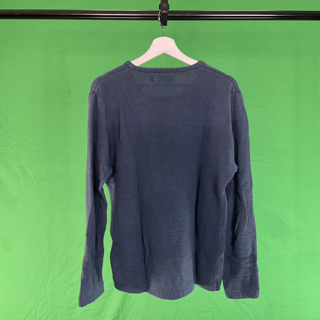 MARITIME WORKWEAR FISHERMAN JUMPER / BLUE / SIZE... - Depop