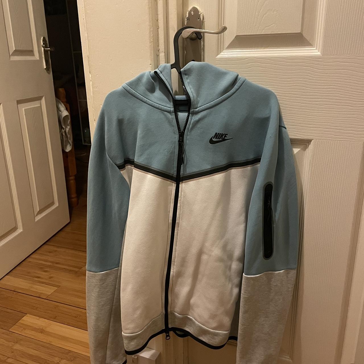 Nike Tech Fleece Complete Light Blue/Light... - Depop