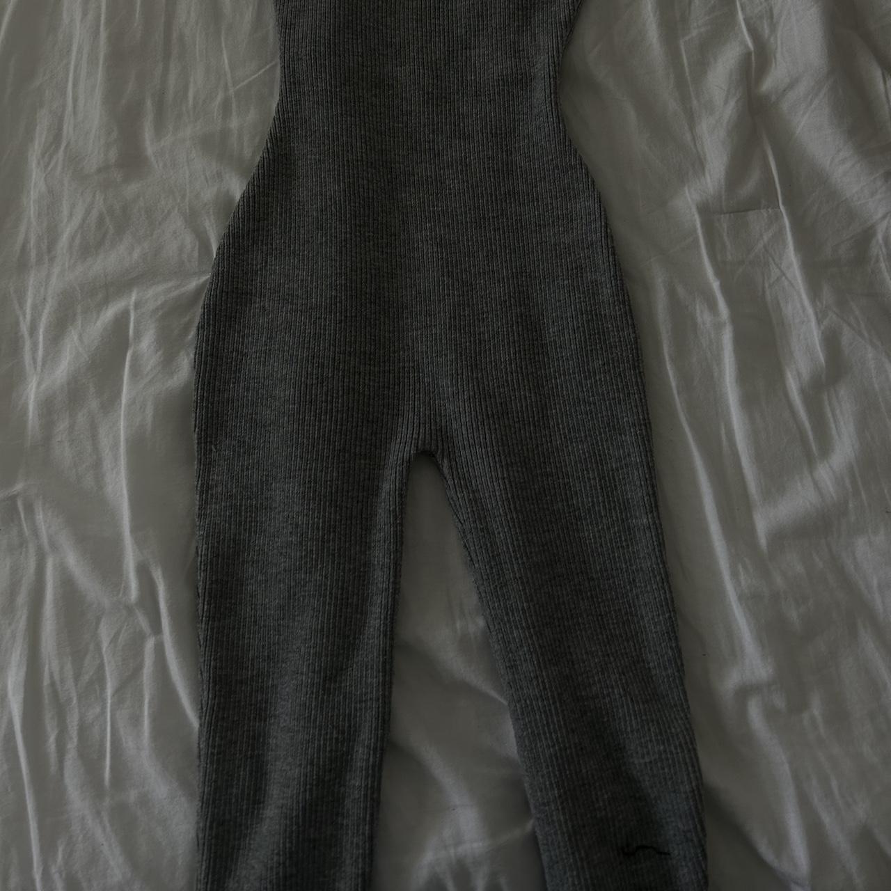 SÚPER CUTE AND RARE body fitting grey bodysuit ,... - Depop