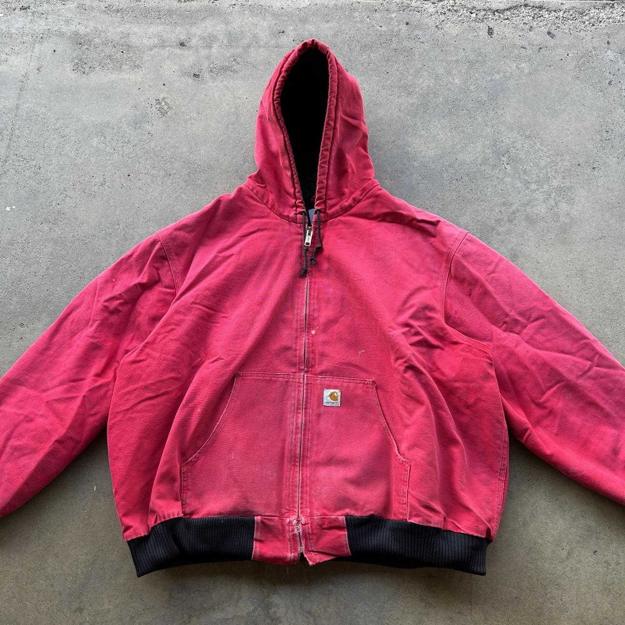 Carhartt Men's Red Jacket | Depop