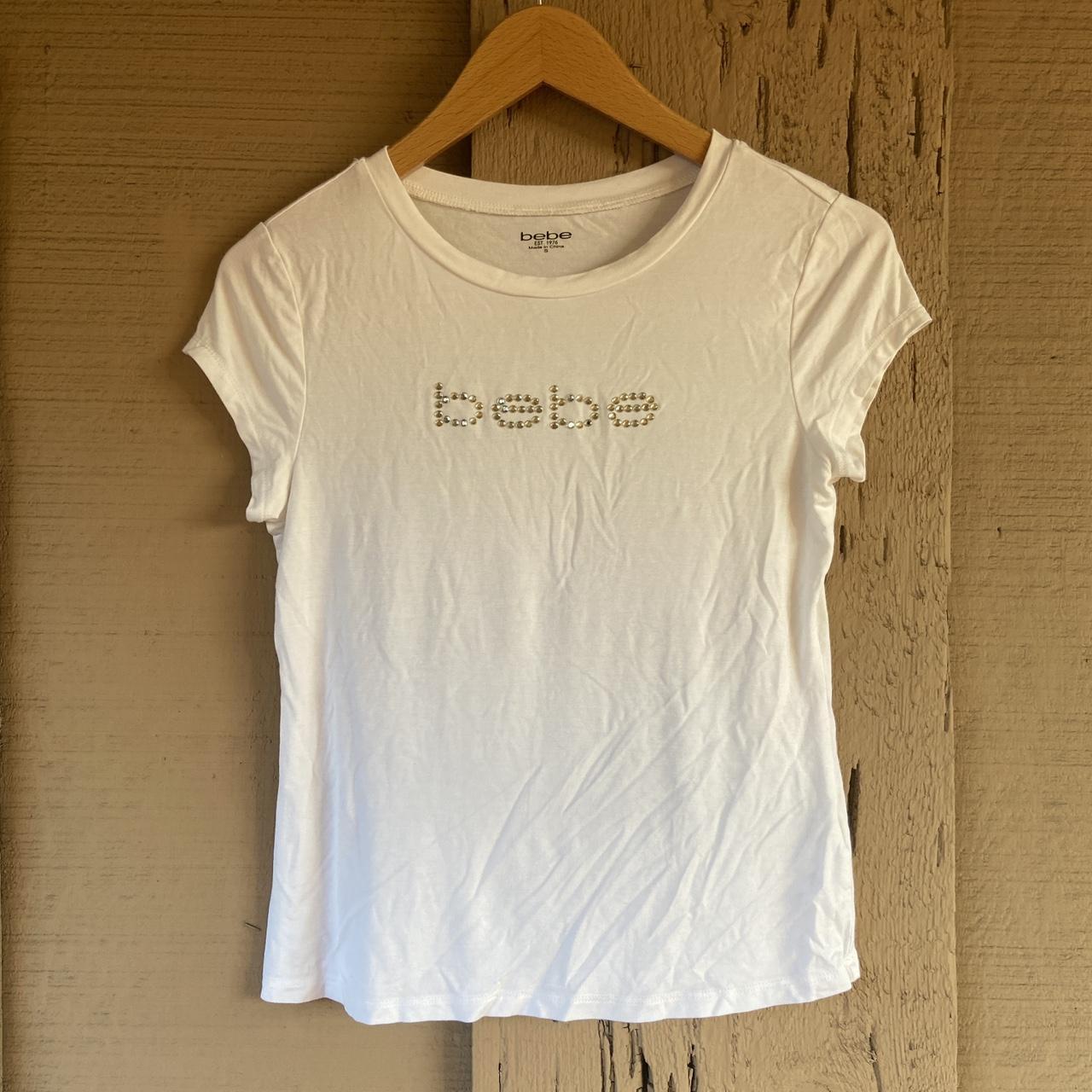 Bebe Baby Tee - Tagged S - No Flaws - Pit to Pit:... - Depop