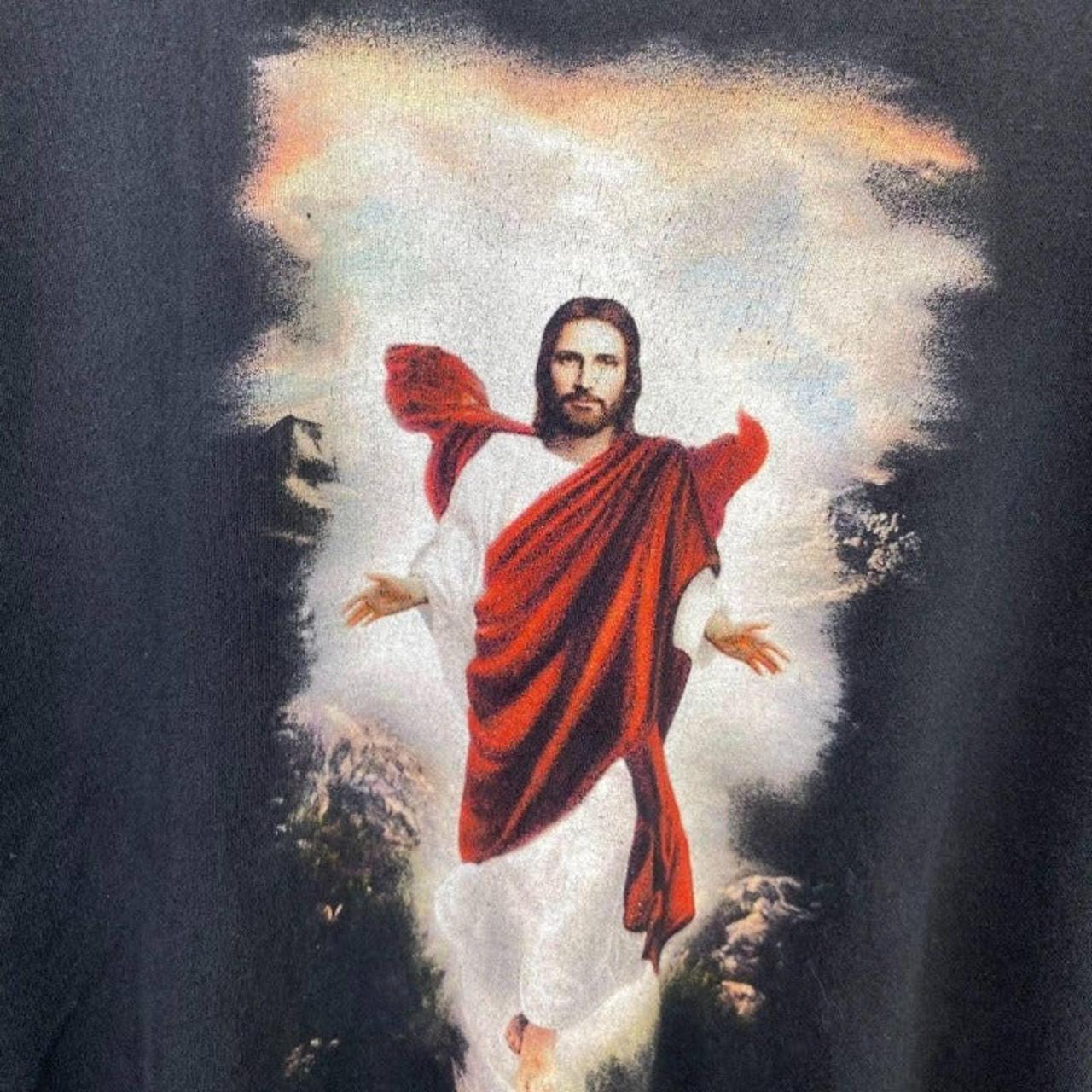 Holy Jesus Soft Black Shirt Size Large •... - Depop