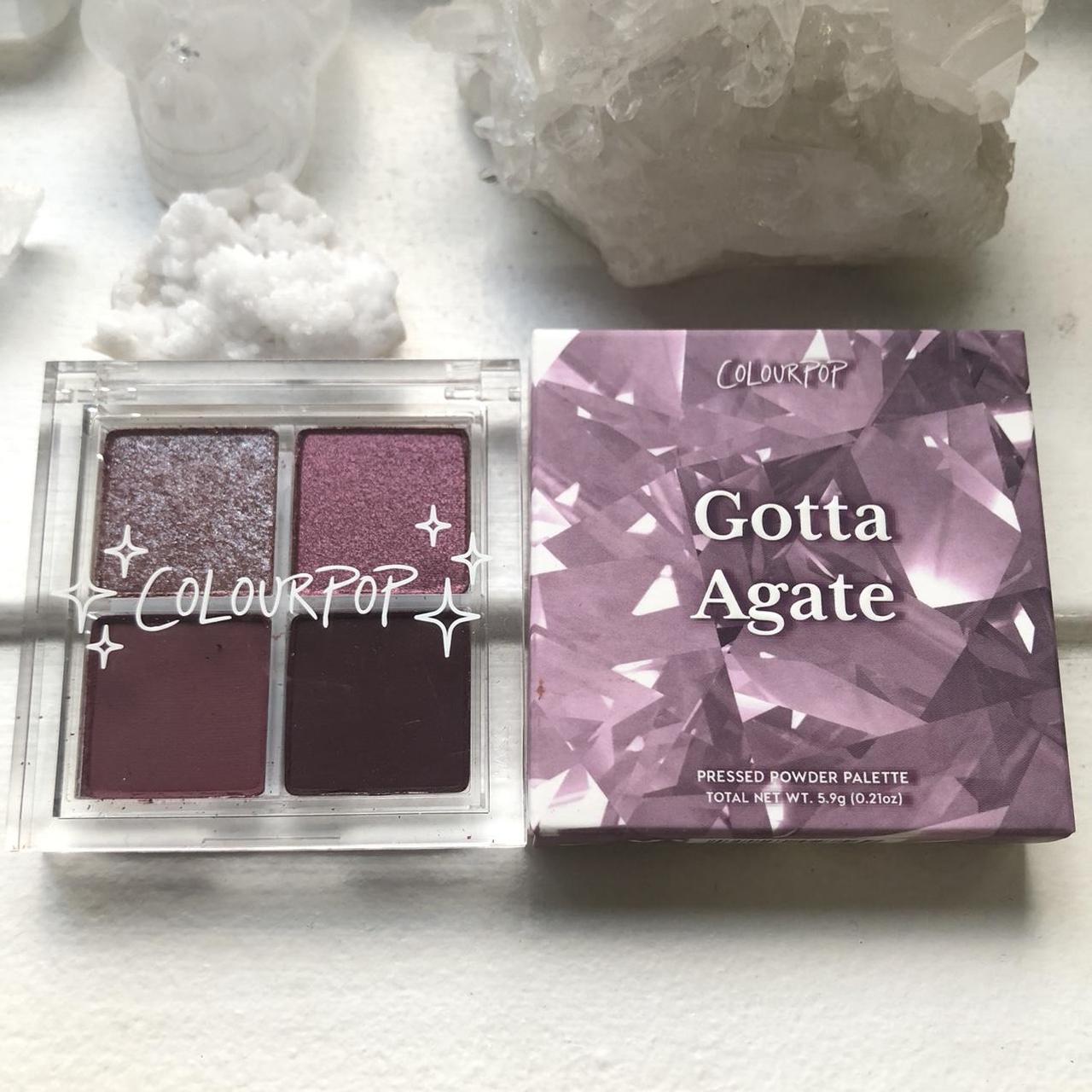 Colourpop Gotta Agate Pressed Powder Palette Brand... - Depop
