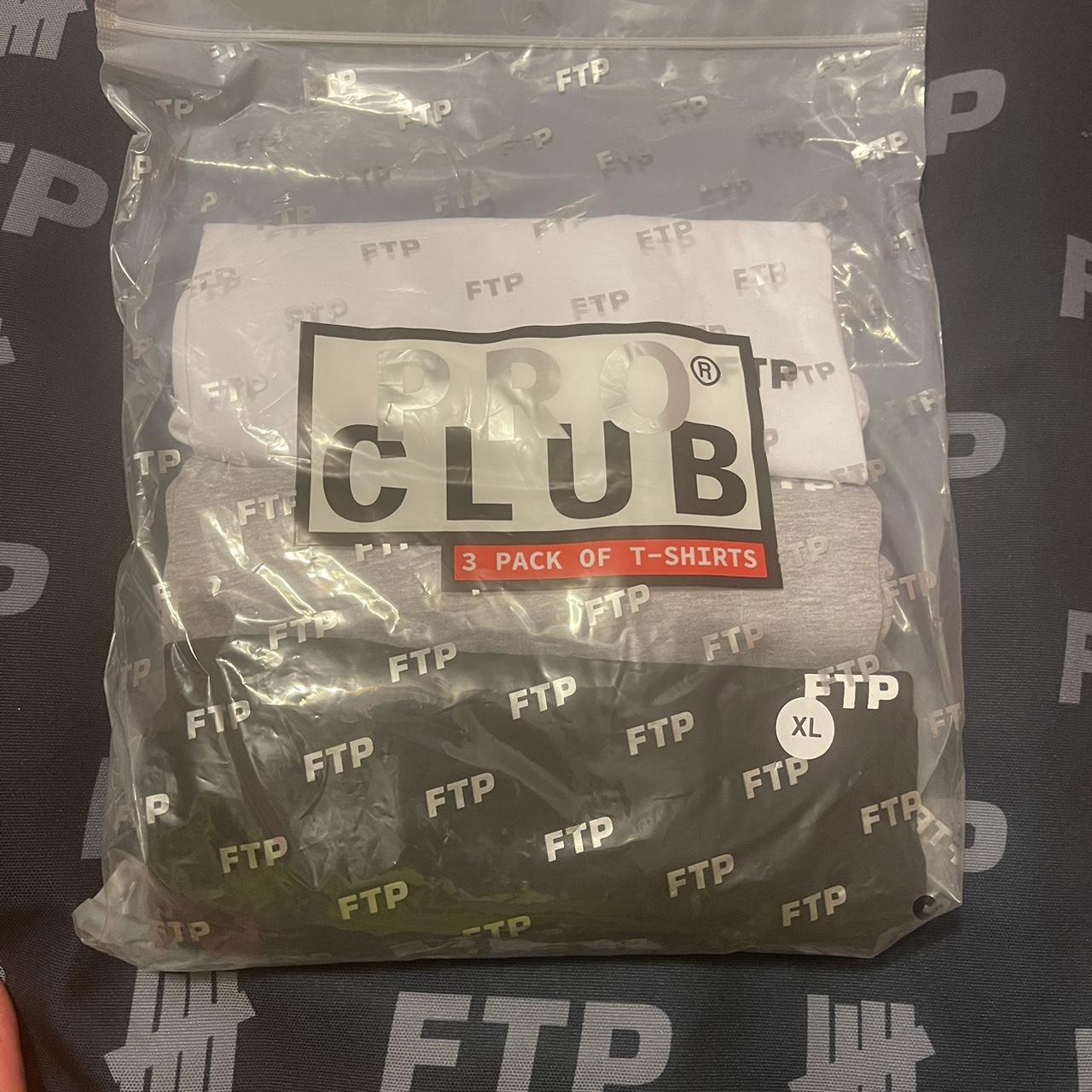 FTP X PROCLUB 3 PACK variety 1 gray 1 white 1... - Depop