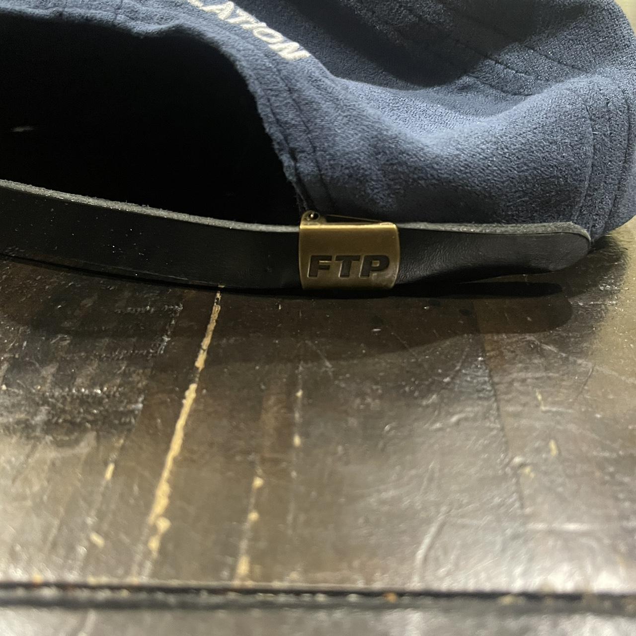 FTP 2 TONE SUEDE HAT BLUE AND AQUA ADJUSTABLE - Depop