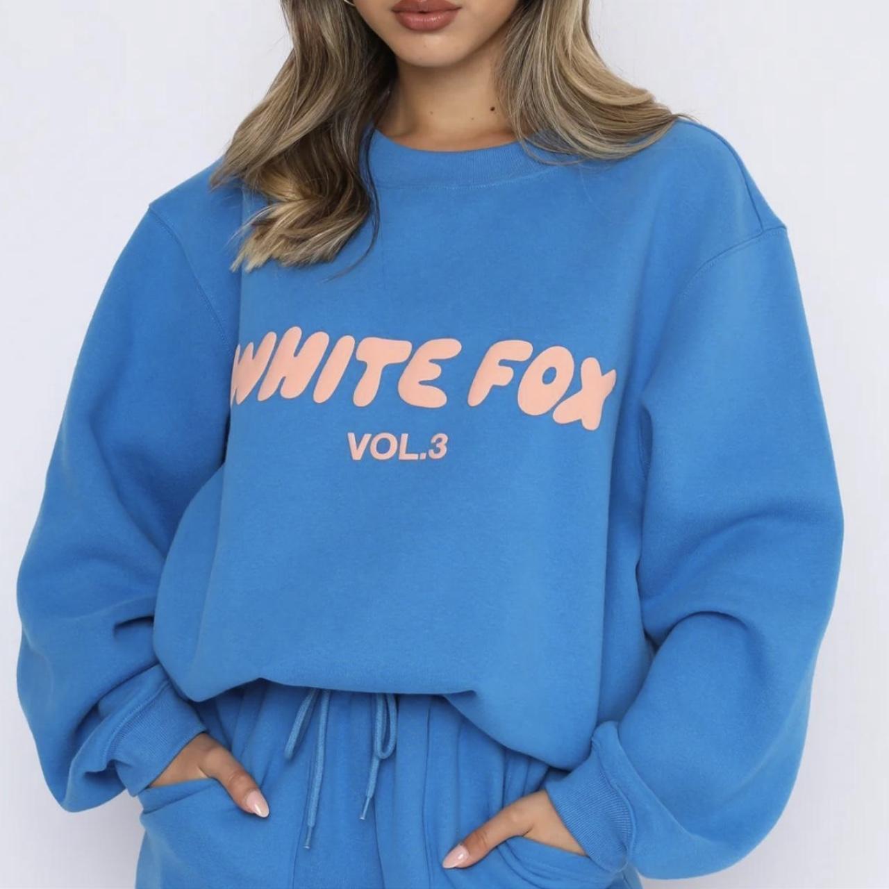 WHITE FOX jumper perfect condition barley used... - Depop