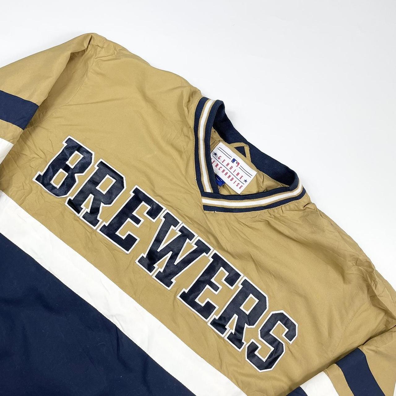 Authentic MLB baseball windbreaker jacket size large... | Depop