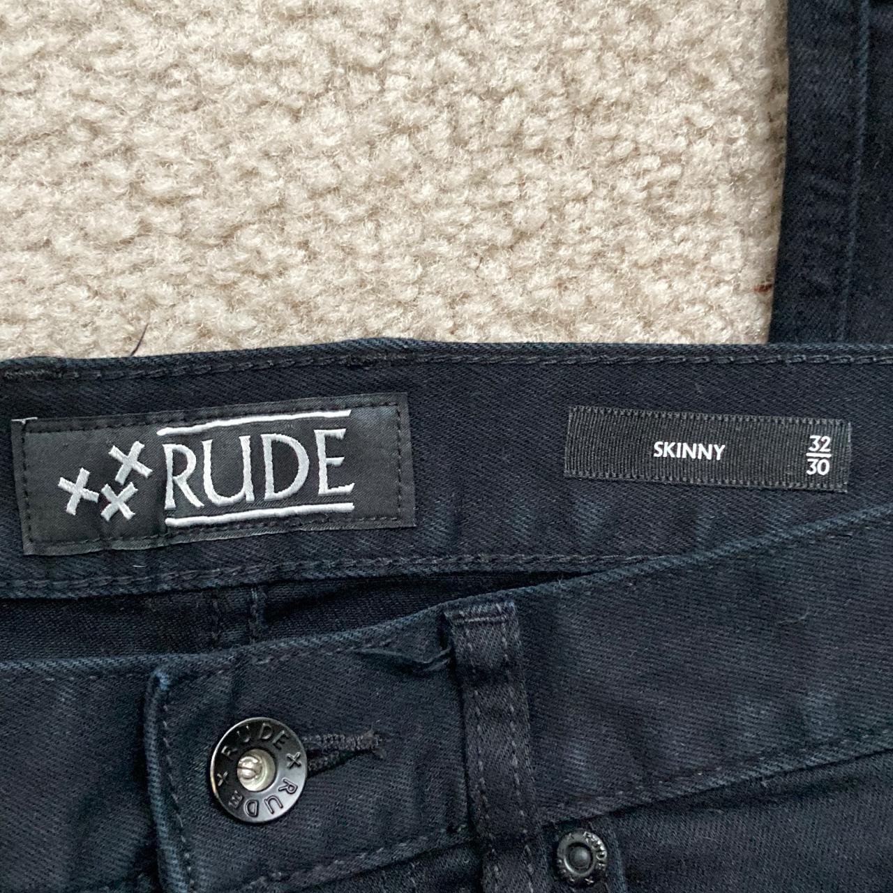 Classic RUDE brand men's skinny jeans. Perfect... - Depop