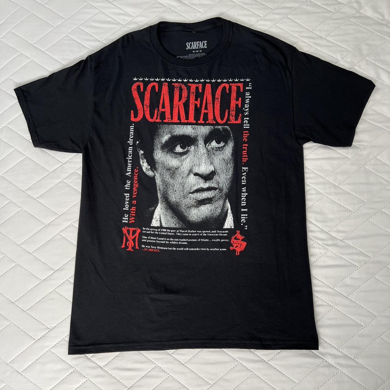 Retro “Scarface” Graphic Tee 🔥 Condition: excellent... - Depop
