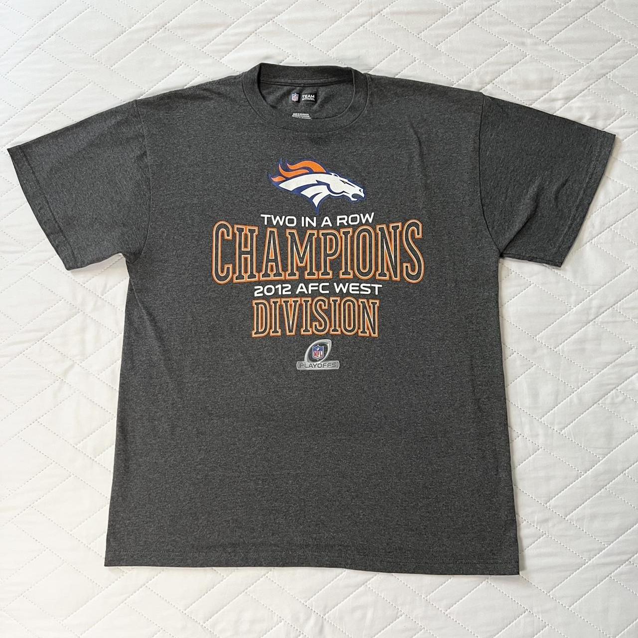 Vintage - Denver Broncos Division Champs Tee... - Depop
