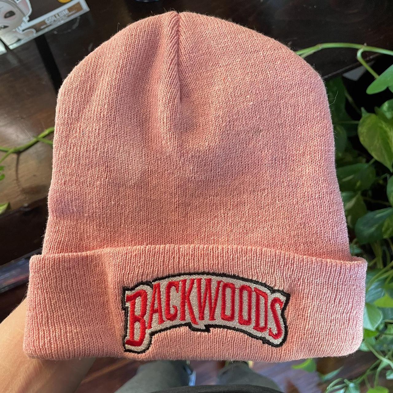 Pink Backwoods Beanie. small stain as pictured.... - Depop