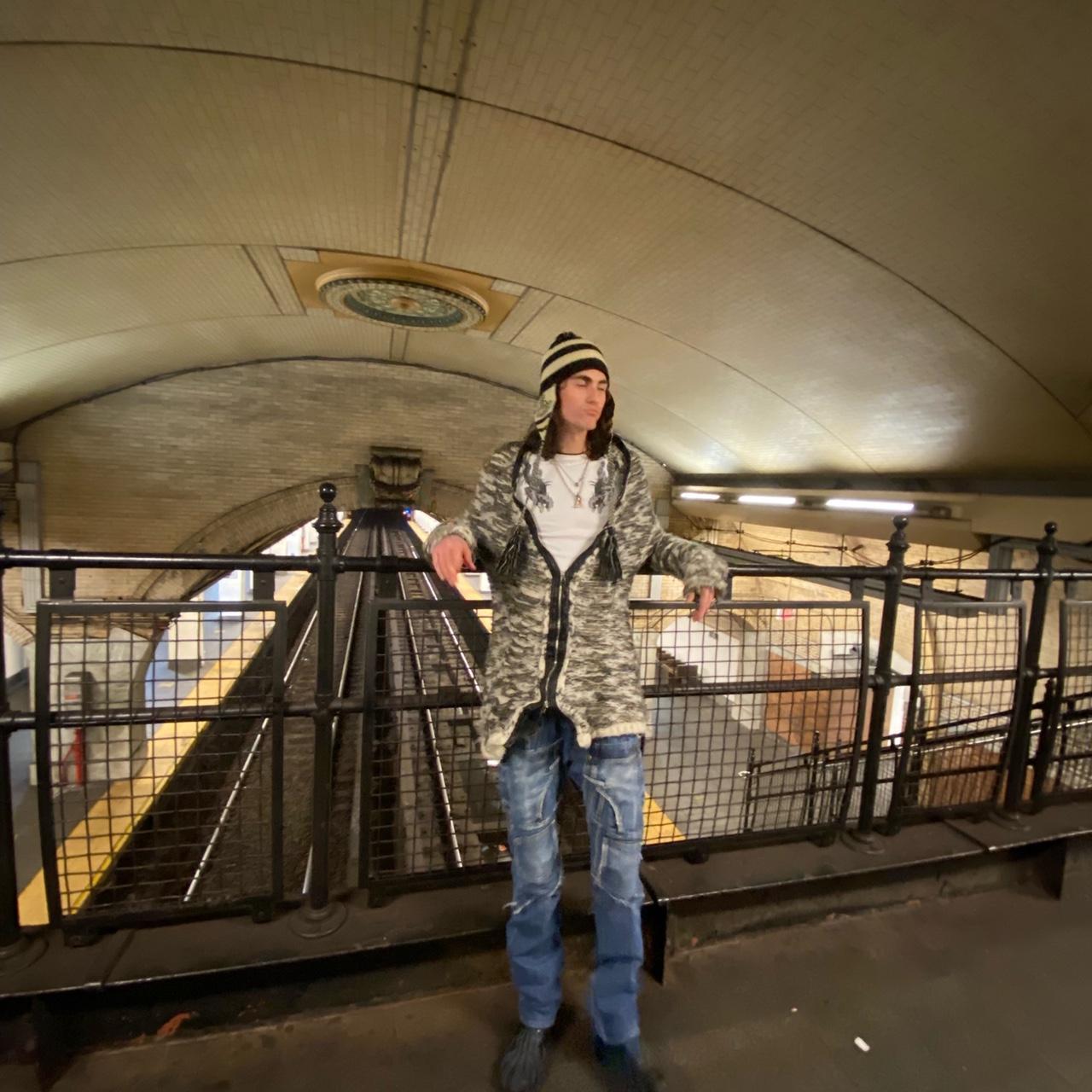 Kmrii 2000s knit mohair cardigan Amazing material... - Depop