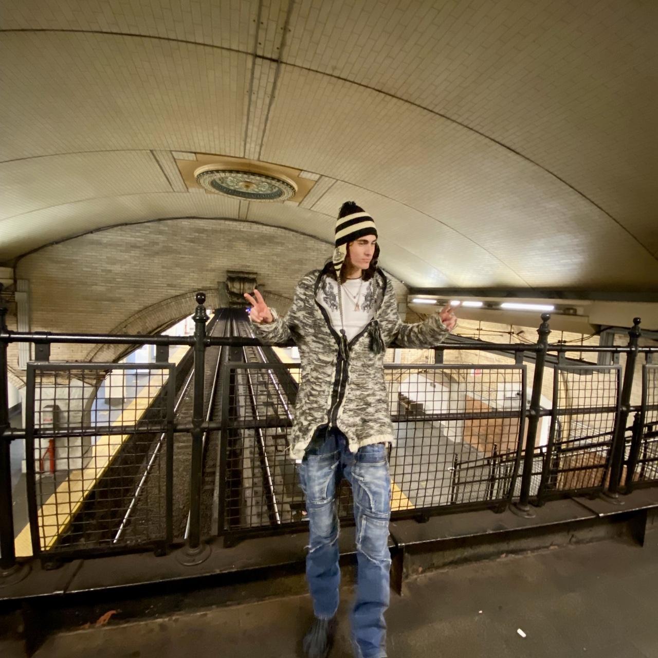 Kmrii 2000s knit mohair cardigan Amazing material... - Depop