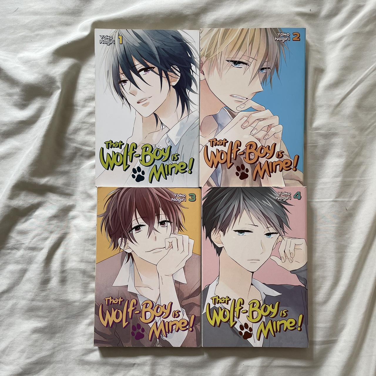The wolf boy is mine manga Vol 1-4 Books are in... - Depop