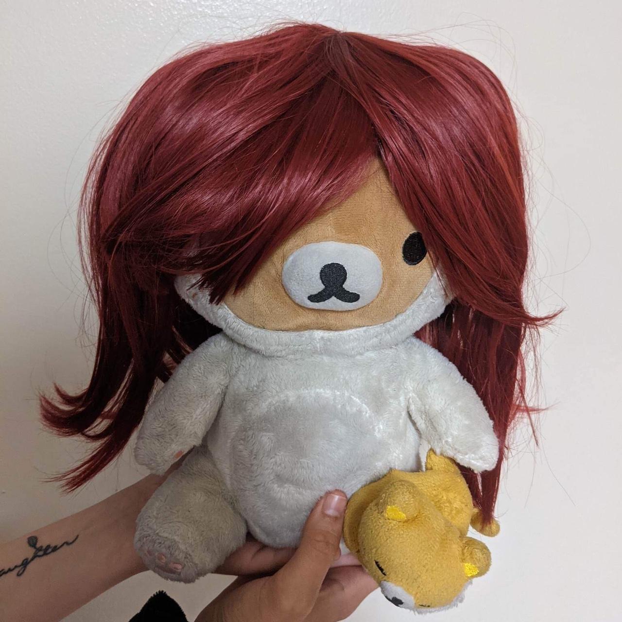 Pretty red wig PLUSHIE NOT FOR SALE. You will not... - Depop