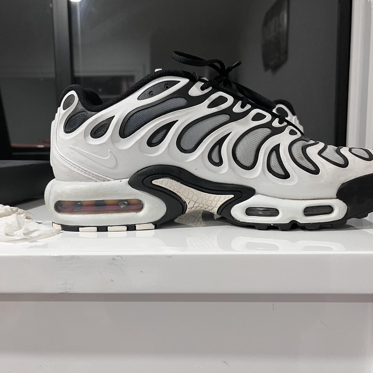 Nike Air Max TN trainers in black and white wore a... | Depop