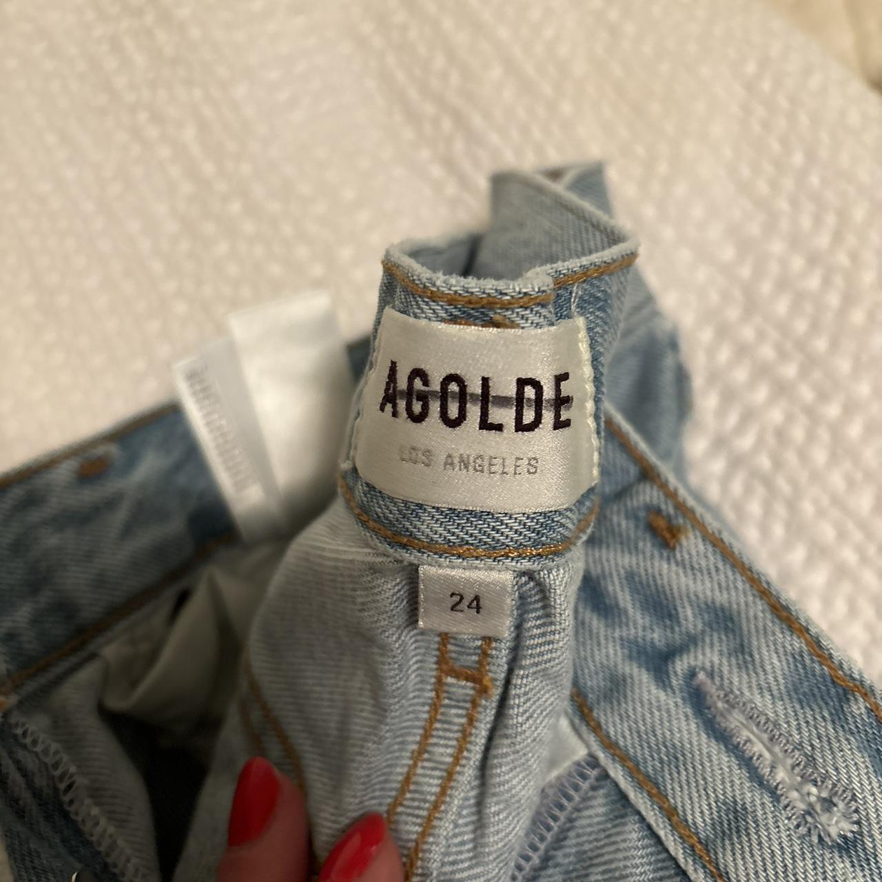 Agolde jeans No rips Size 24 Outseam: 40... - Depop