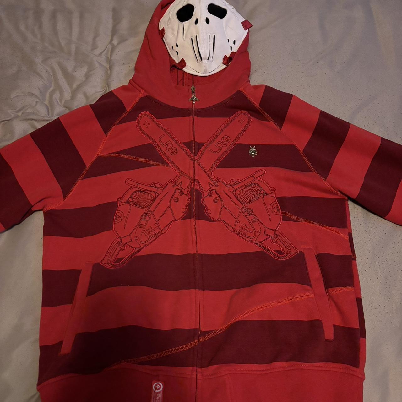 Super sick friday the 13th x LRG zip up hoodie only... - Depop