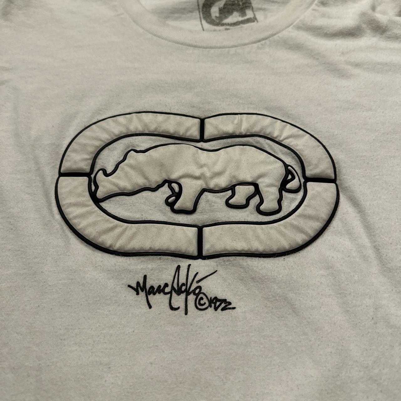 Vintage Puff Print White Ecko Unltd. Tee Size:... - Depop