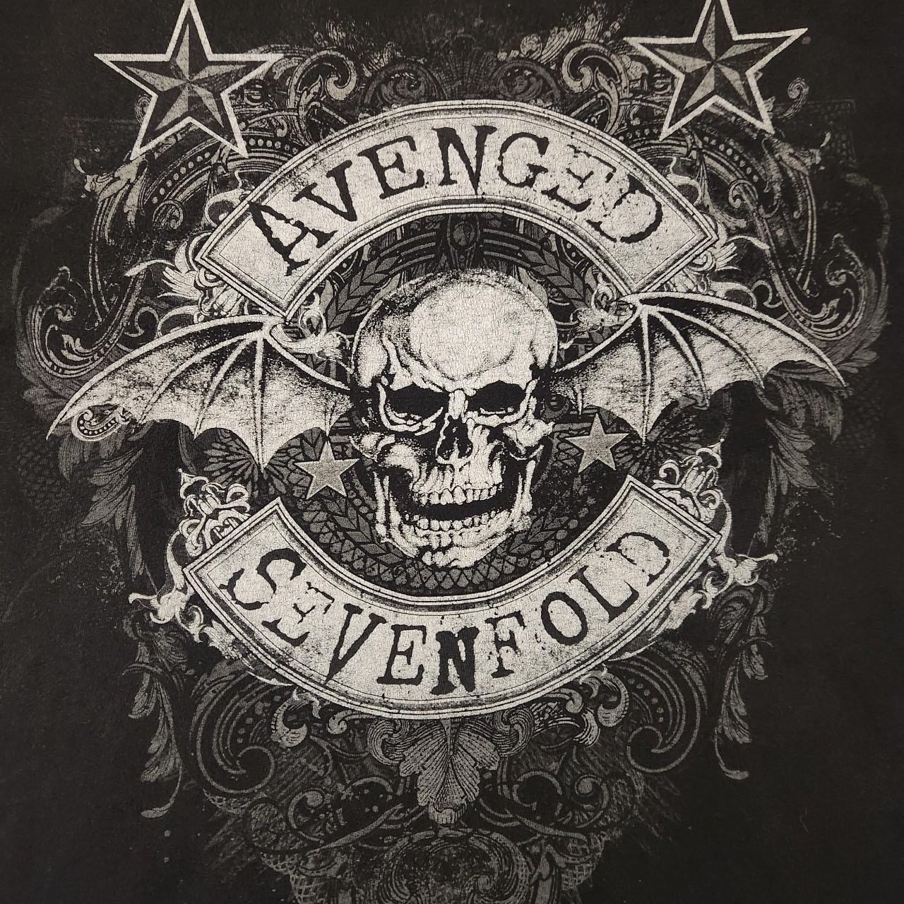 Black Skull and Nautical Stars Avenged Sevenfold... | Depop