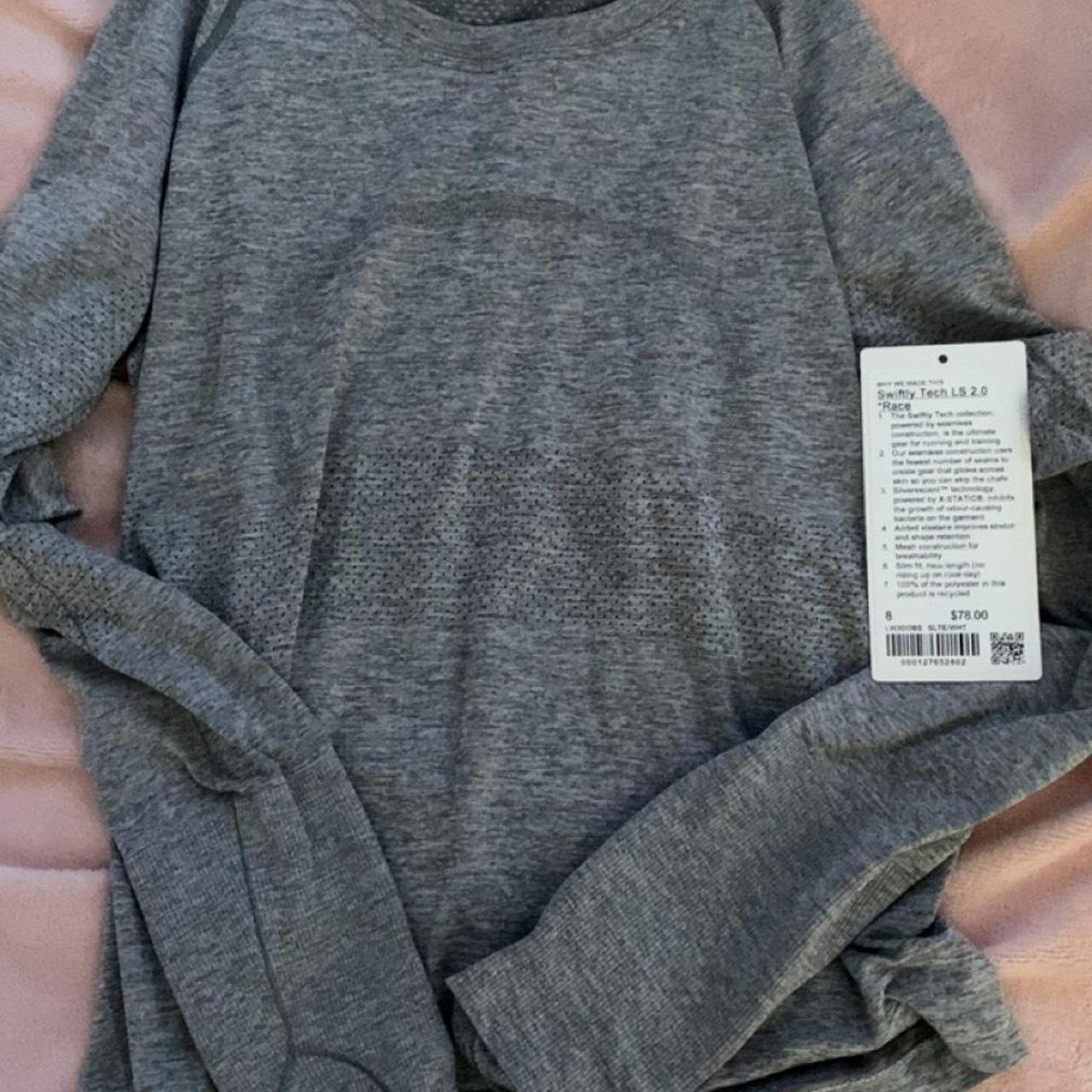 Lululemon Women's Grey Shirt | Depop