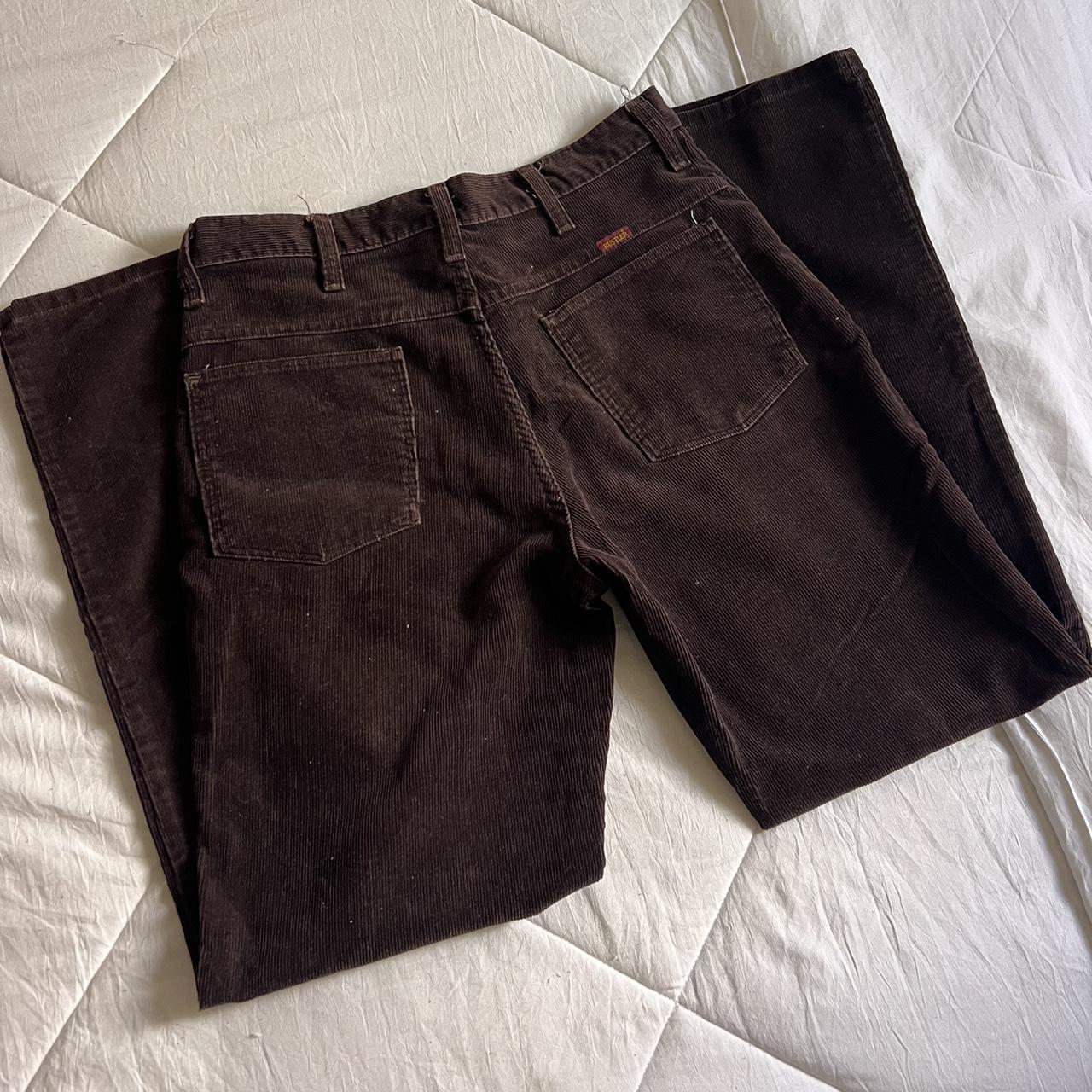 Rustler Brown Corduroy Pants Size 32x30 - Depop
