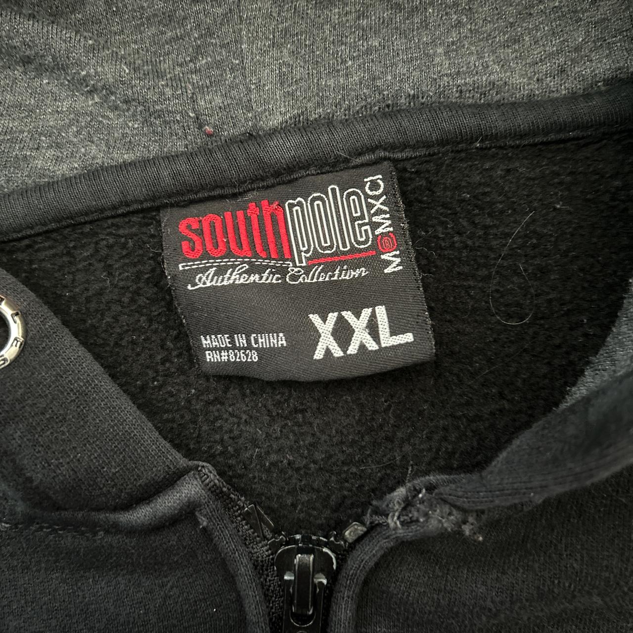 Vintage Southpole zip up hoodie Tag says XXL but... - Depop