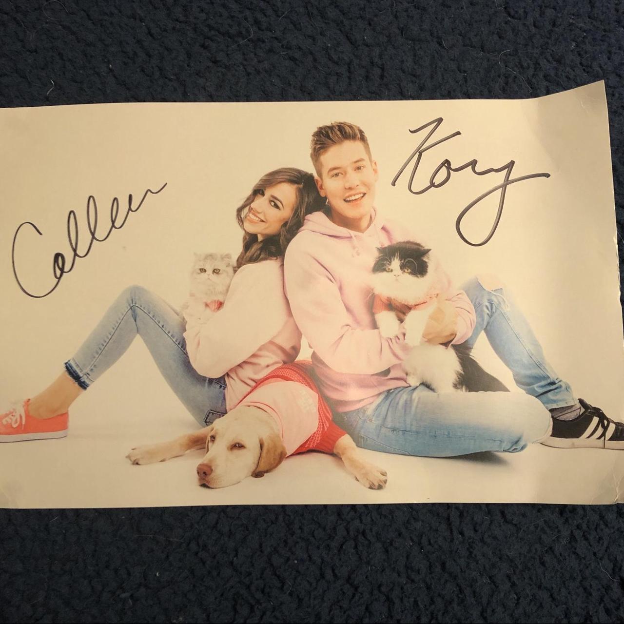 Colleen Ballinger and Kory Desoto SIGNED poster... - Depop