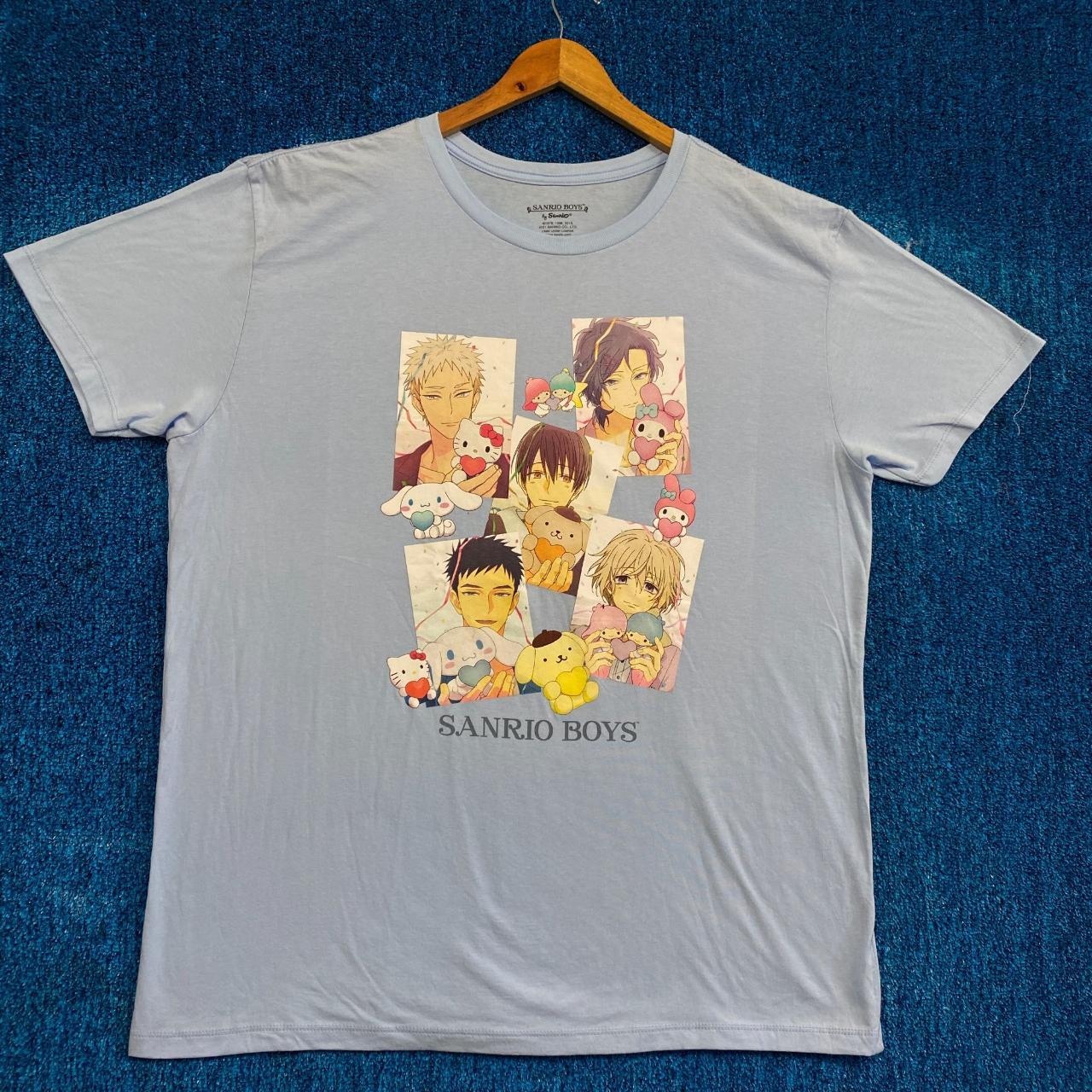 Sanrio Men's Blue T-shirt | Depop
