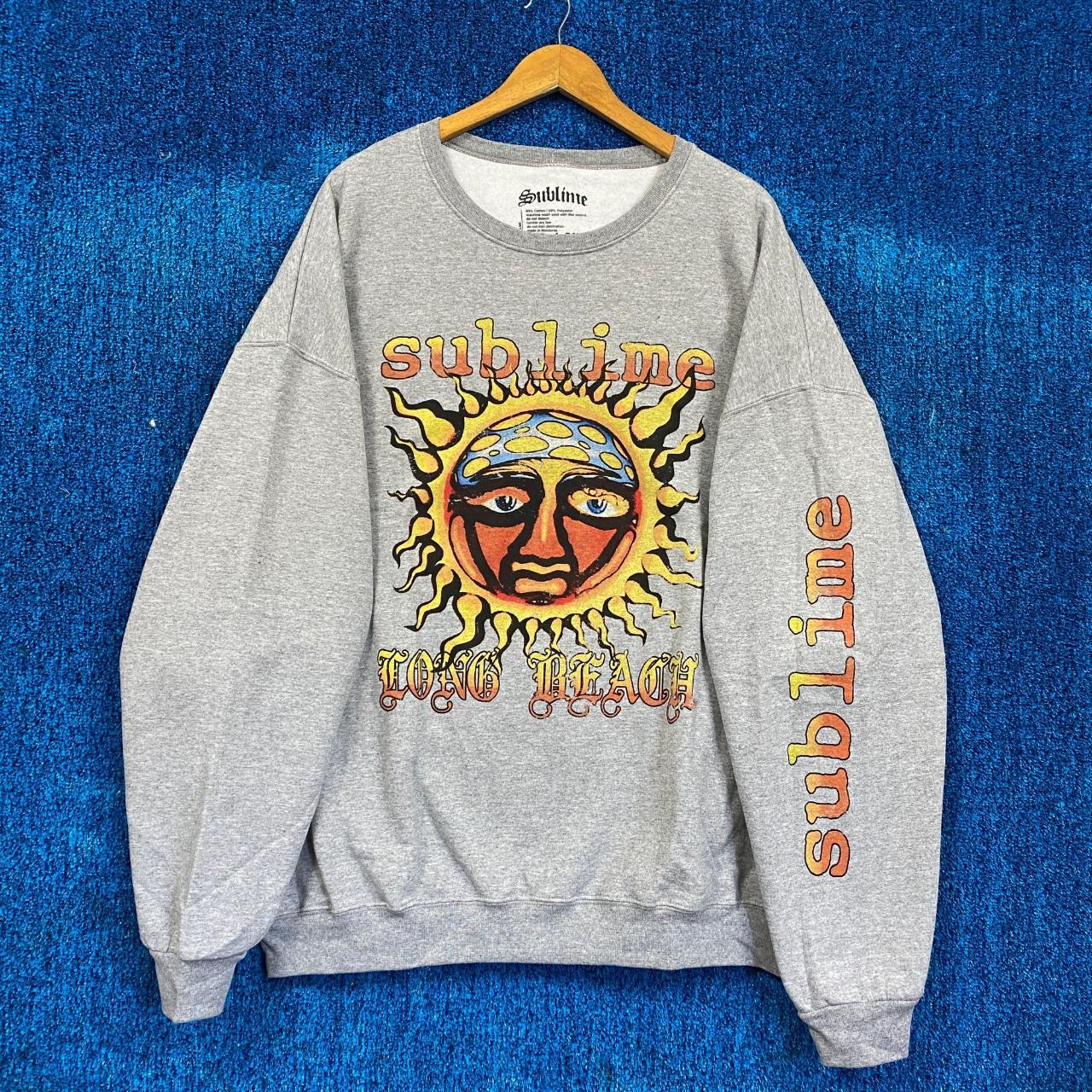 Sublime Long Beach Ska Sun Rock Crewneck L/XL approx... - Depop