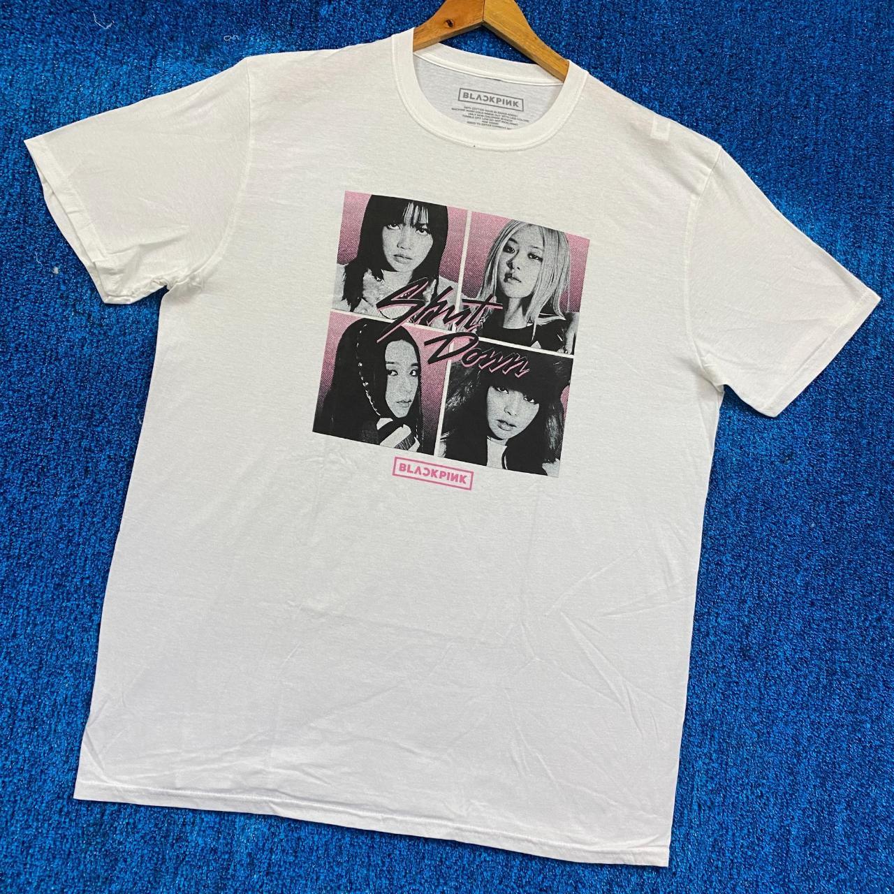 BlackPink Shut Down Born Pink K-Pop Tee XL approx... - Depop