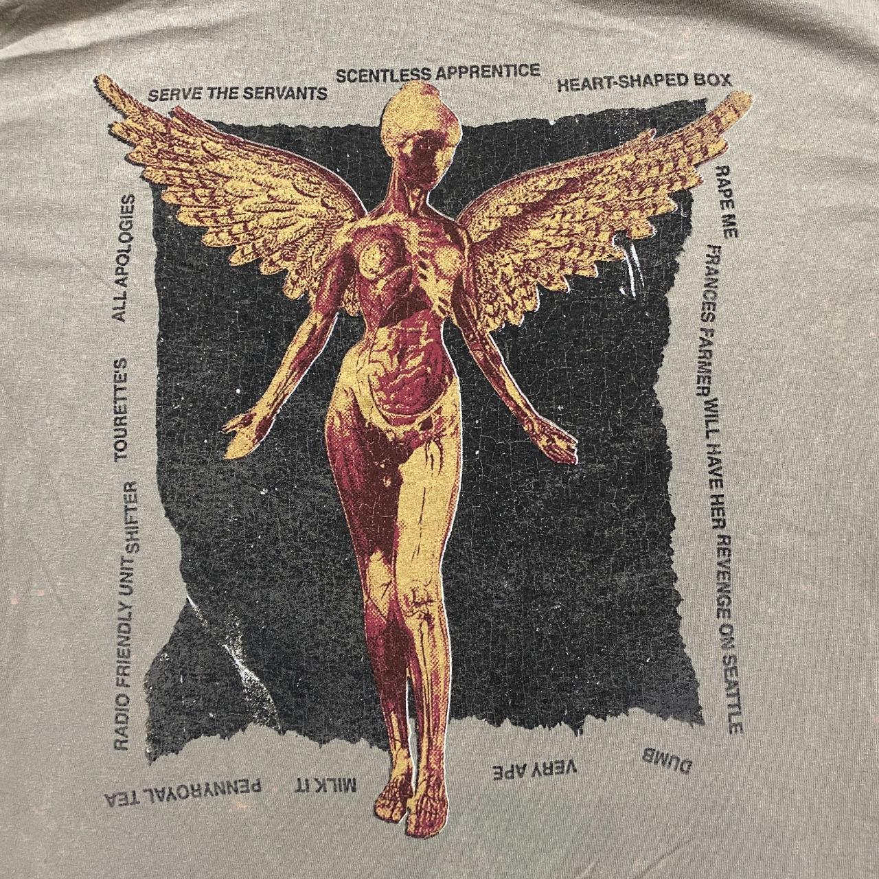 Nirvana In Utero Album Art & Track-listing Grunge... | Depop