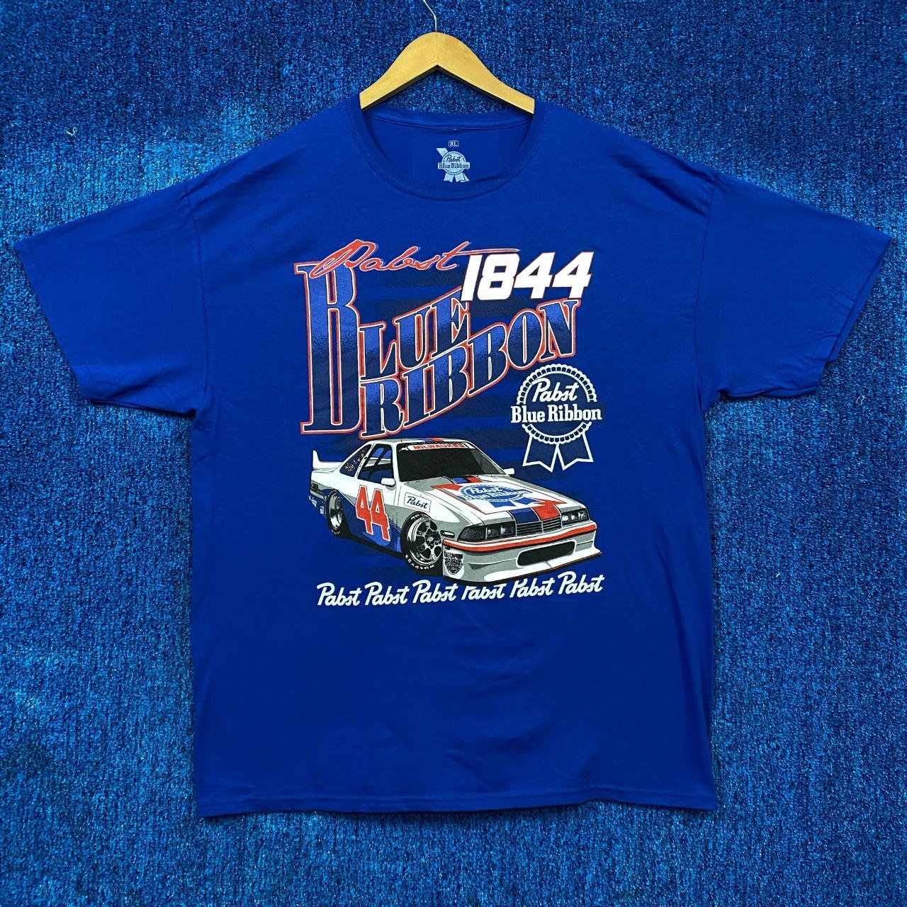 Pabst Blue Ribbon Racing Team Since 1844 Beer Promo... | Depop