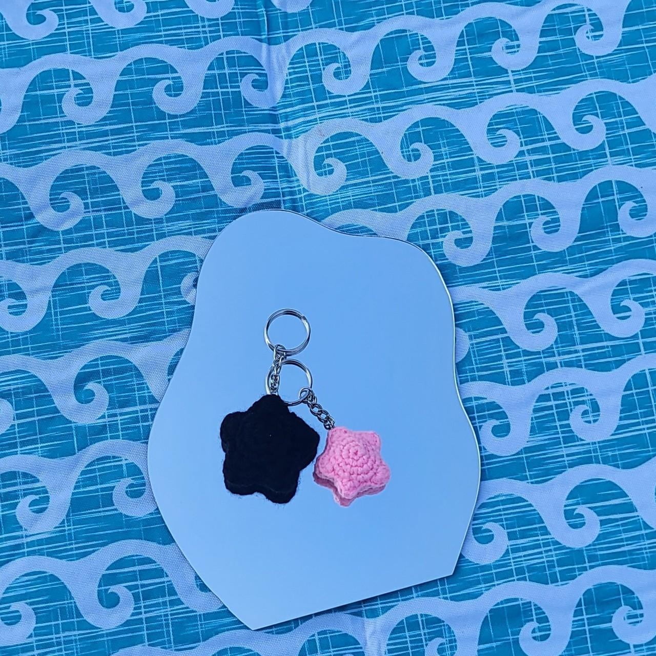 Crochet Star Keychains 🌟 Listing for light pink... - Depop