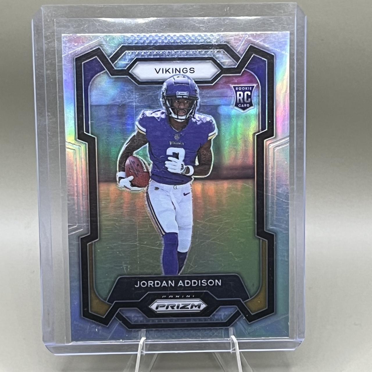 2023 Prizm Jordan Addison Silver Prizm Rookie RC... - Depop