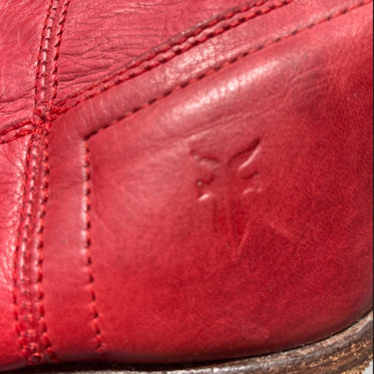 Frye Women's Red Boots | Depop