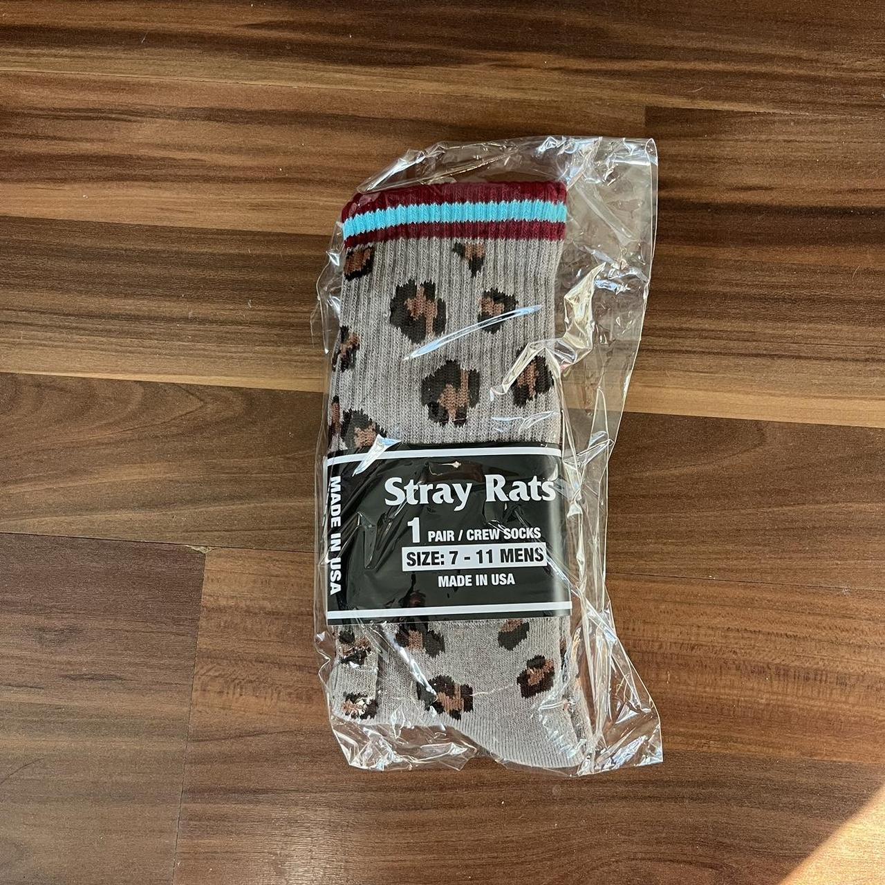 Stray Rats' Leopard Socks SOLDOUT/DEADSTOCK Socks... - Depop