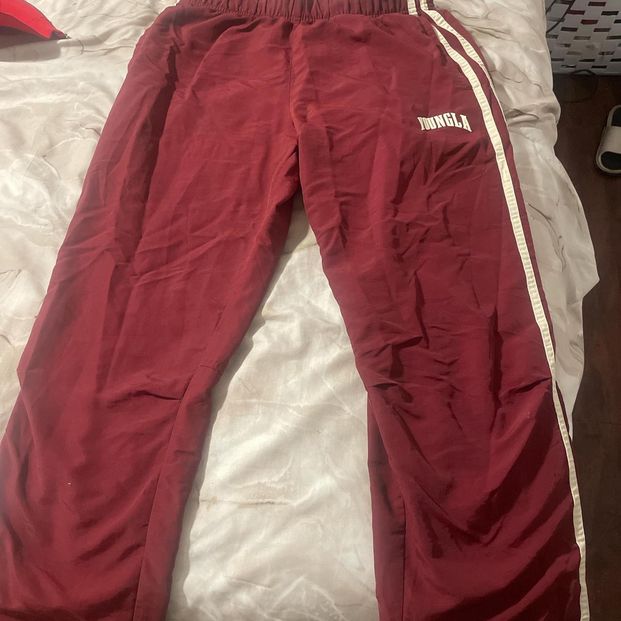 Velvet Red YoungLA Trackpants Size L. - Depop