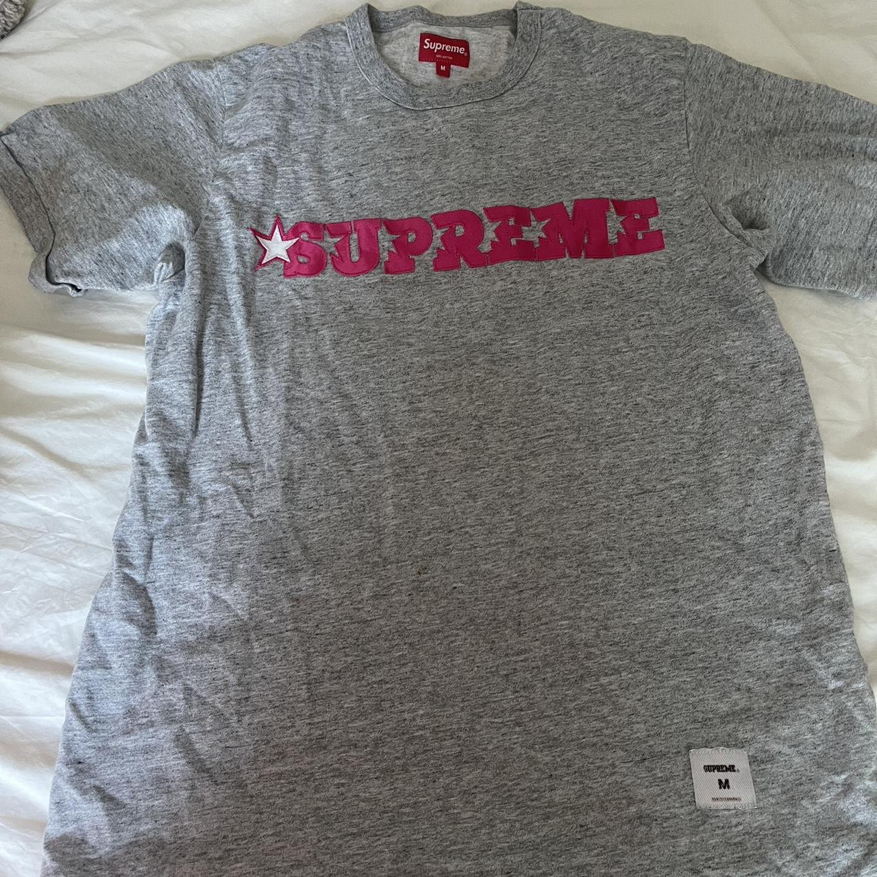 Supreme star logo t-shirt Size M Excellent... - Depop