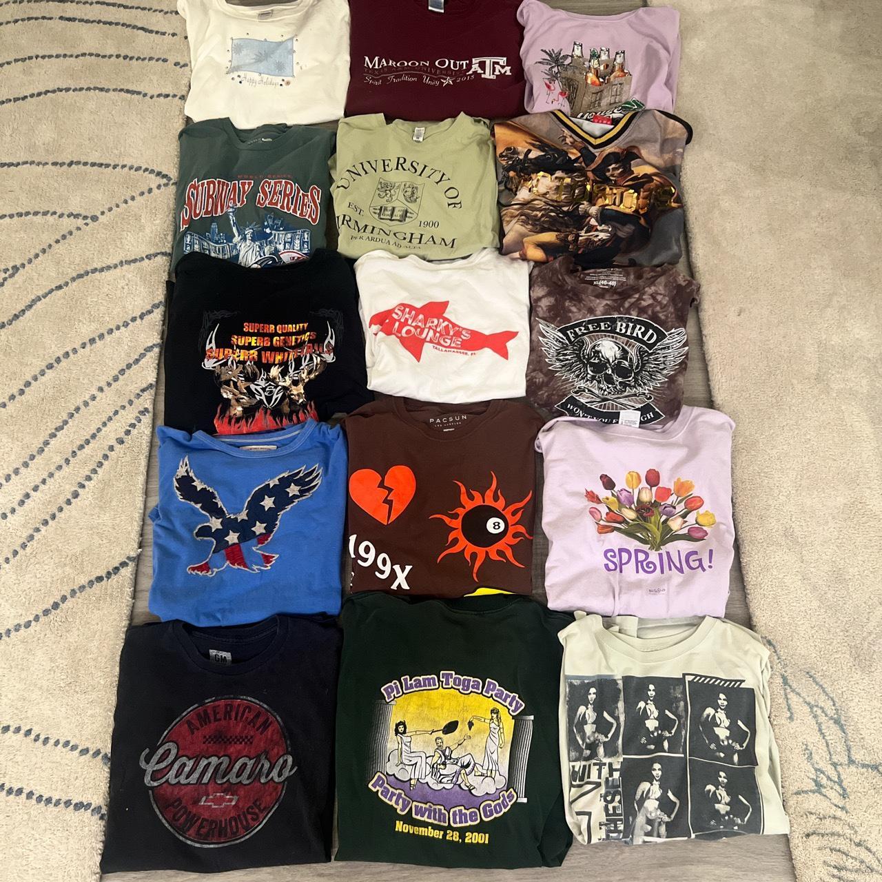 10 Random shirt Bundle!, all sizes only... - Depop