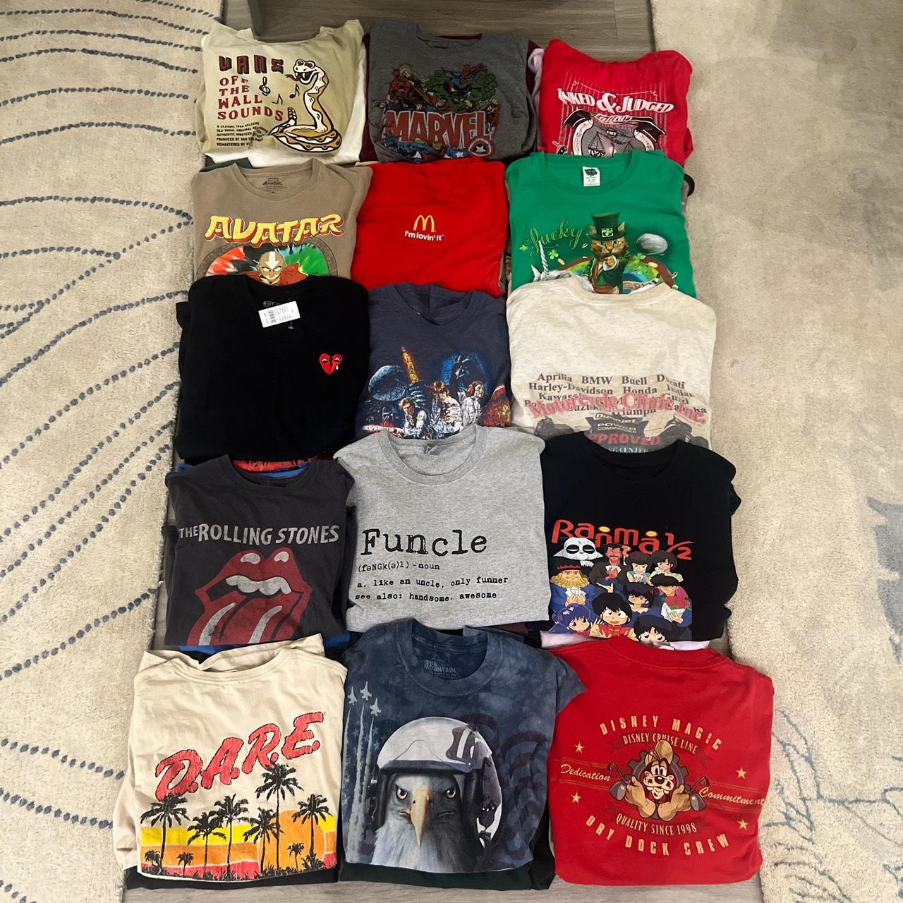 10 Random shirt Bundle!, all sizes only... - Depop