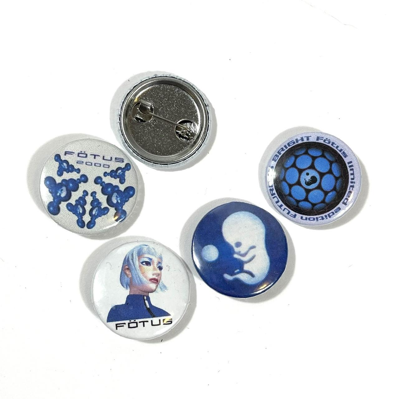 FOTUS JAPAN inspired pins. This set of five round... | Depop