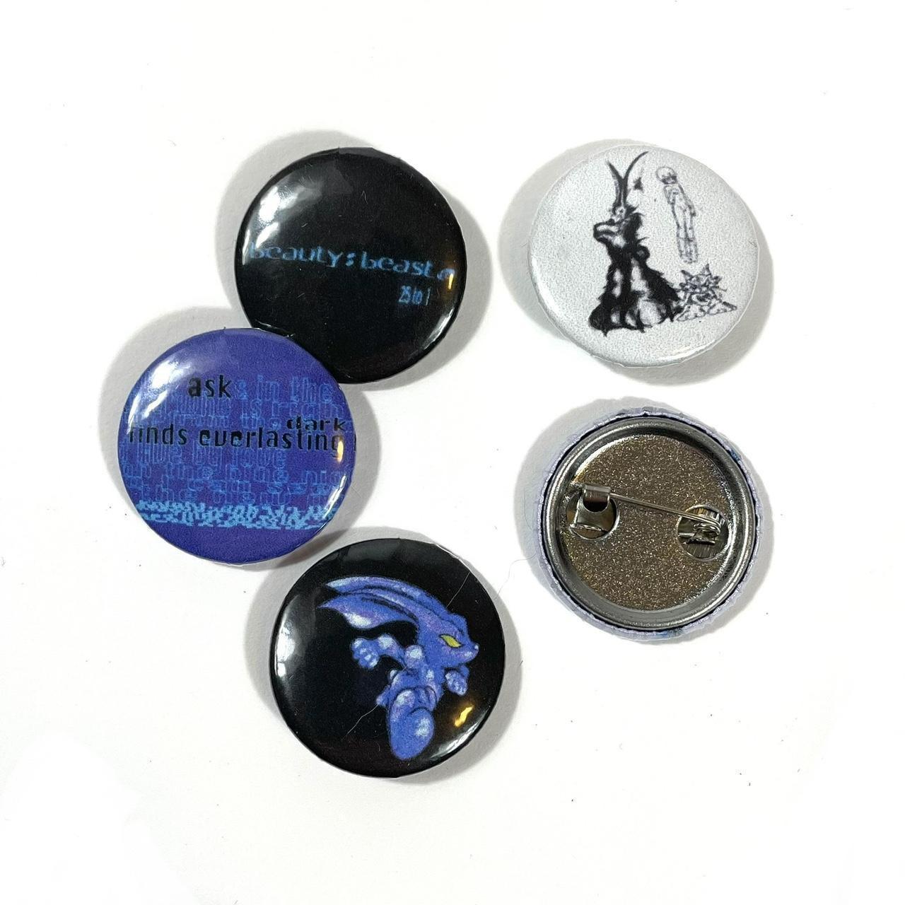 Beauty:Beast Japan Dark Knight inspired pins. This... - Depop